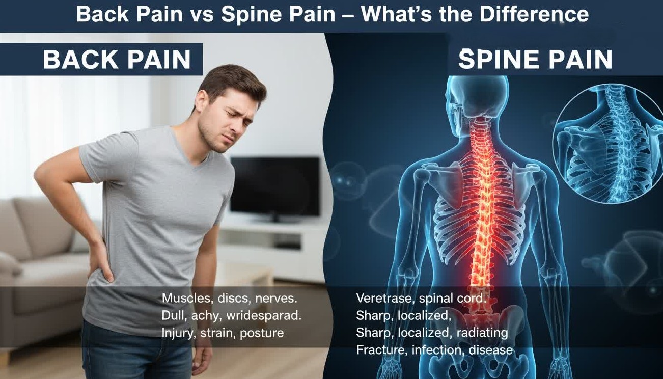 Back Pain vs Spine Pain – What's the Difference? - Dr. Abhishek Saxena
